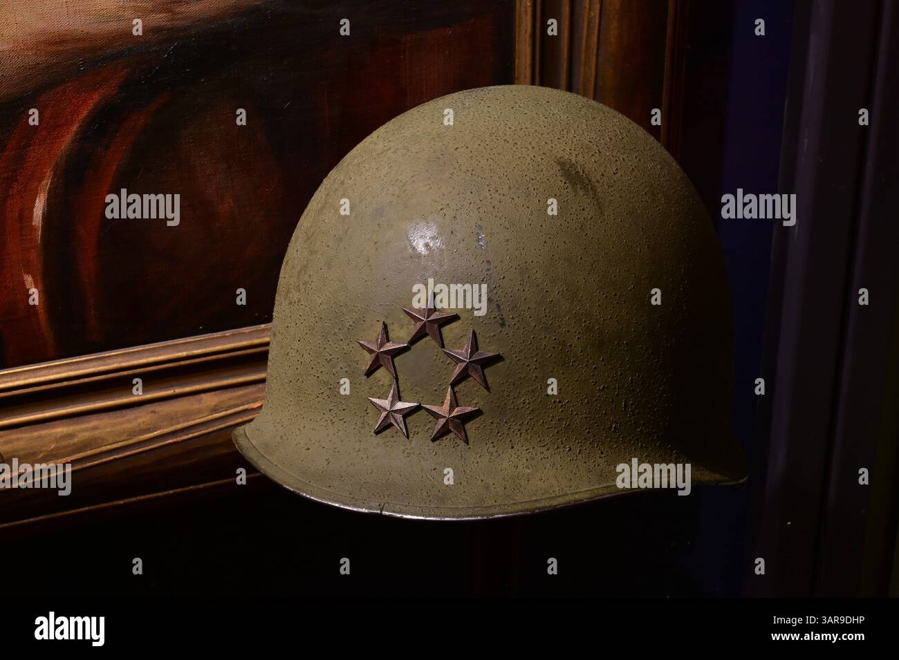 Helmet of a 5 star US General Stock Photo - Alamy