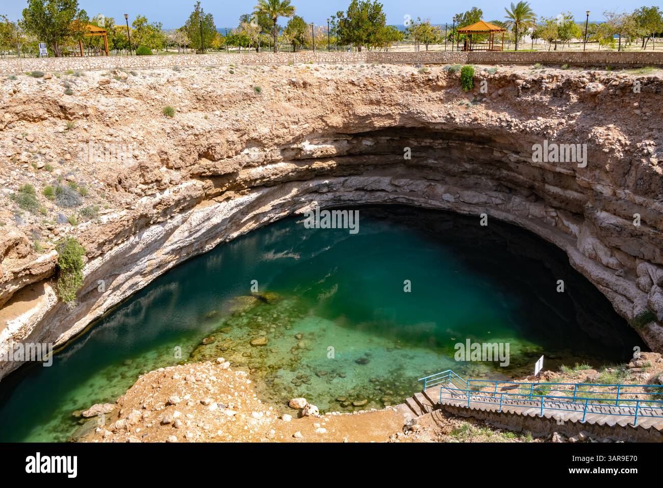 Bimmah Sinkhole, eastern Muscat Governorate in the Sultanate of Oman ...