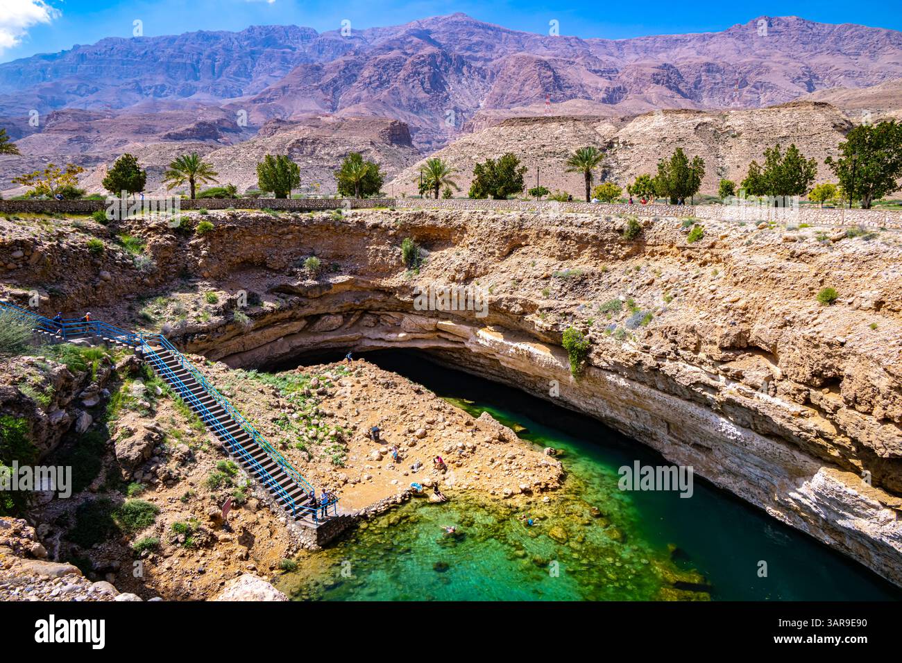 Bimmah Sinkhole, eastern Muscat Governorate in the Sultanate of Oman ...