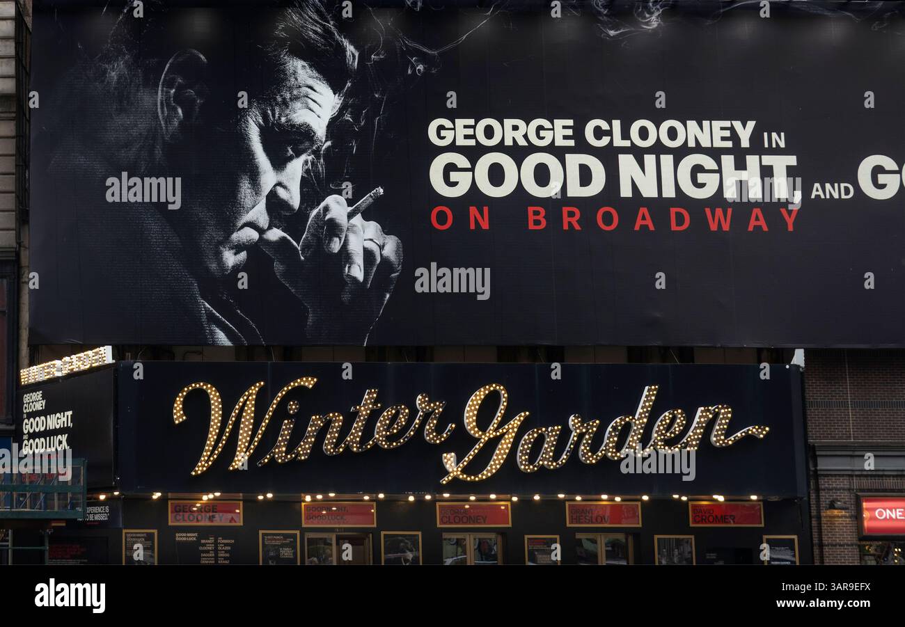 George Clooney in Good Night and Good Luck play on Broadway at the ...
