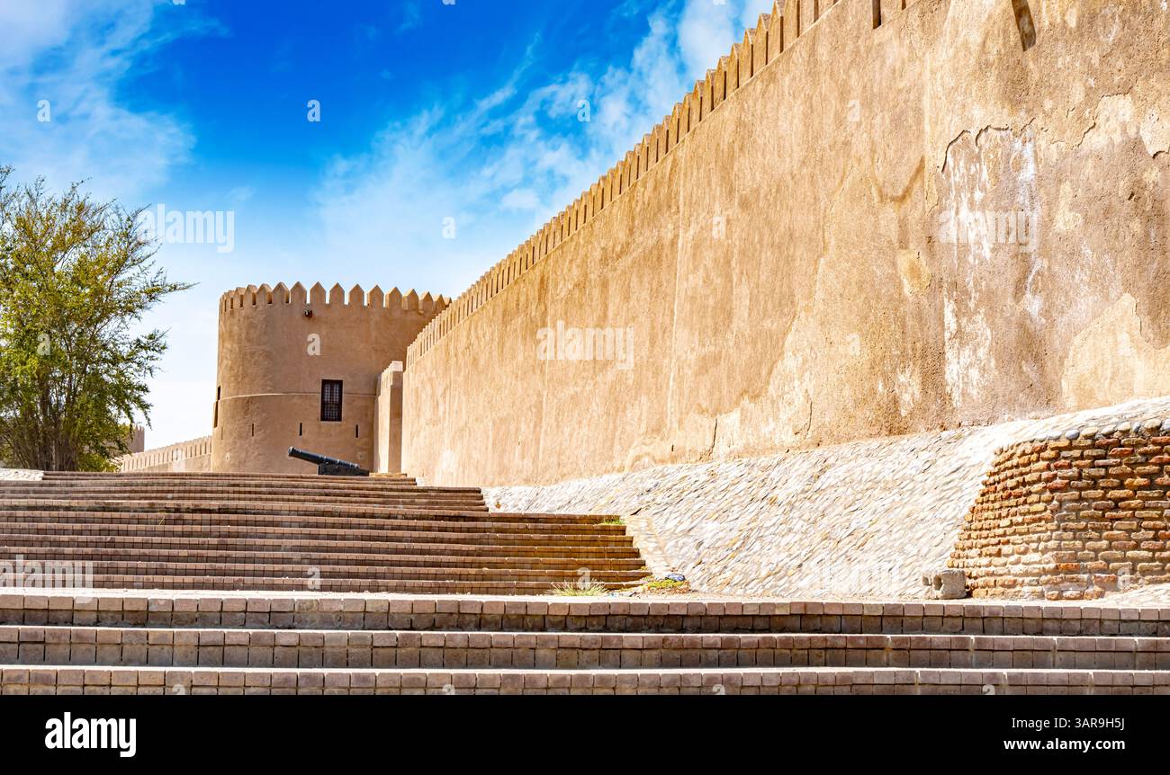 The fort at Al-Hujrah in Sohar, Oman Stock Photo - Alamy