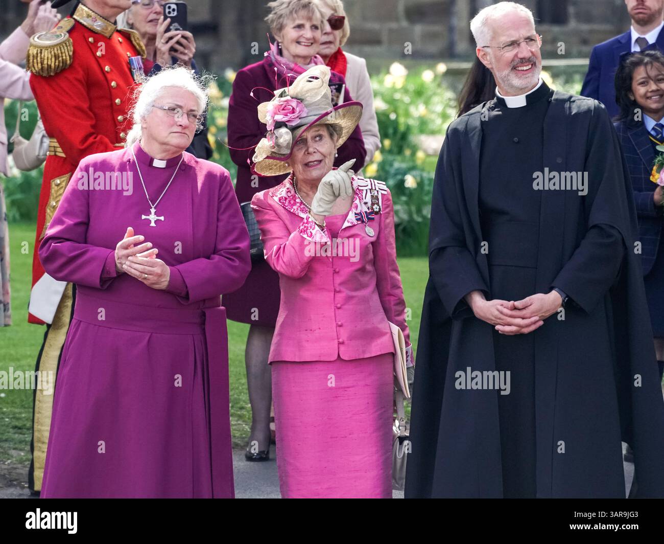 Royal maundy service at durham cathedral hi-res stock photography and ...
