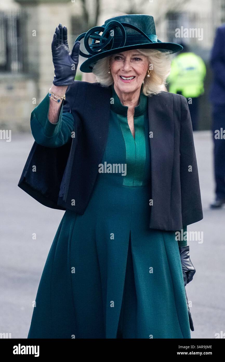 Durham, United Kingdom, 17th. Apr, 2025.King Charles III and Queen ...