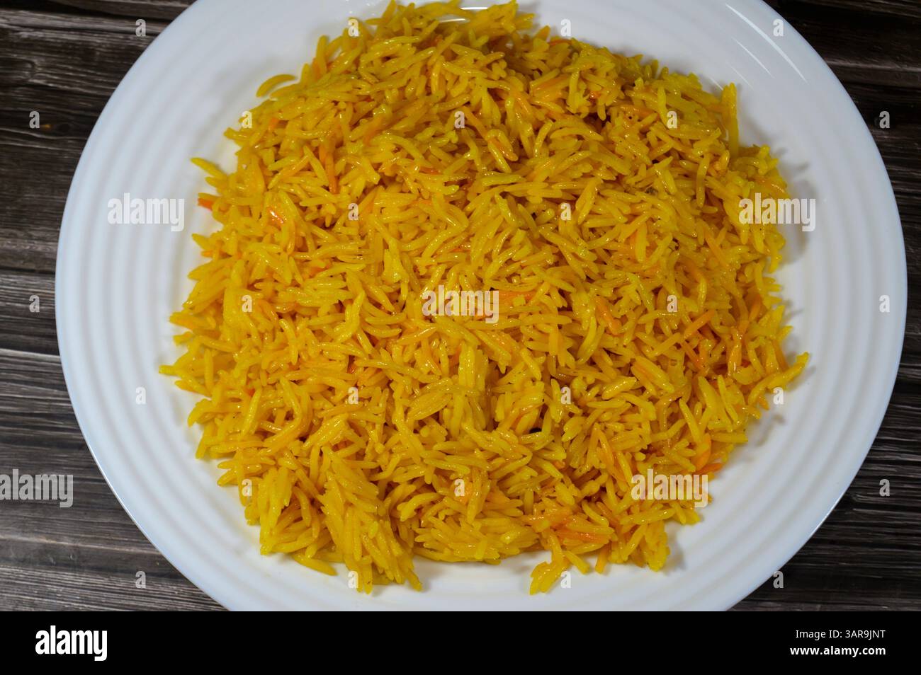 Yellow Basmati rice, Basmati is a variety of long, slender-grained ...