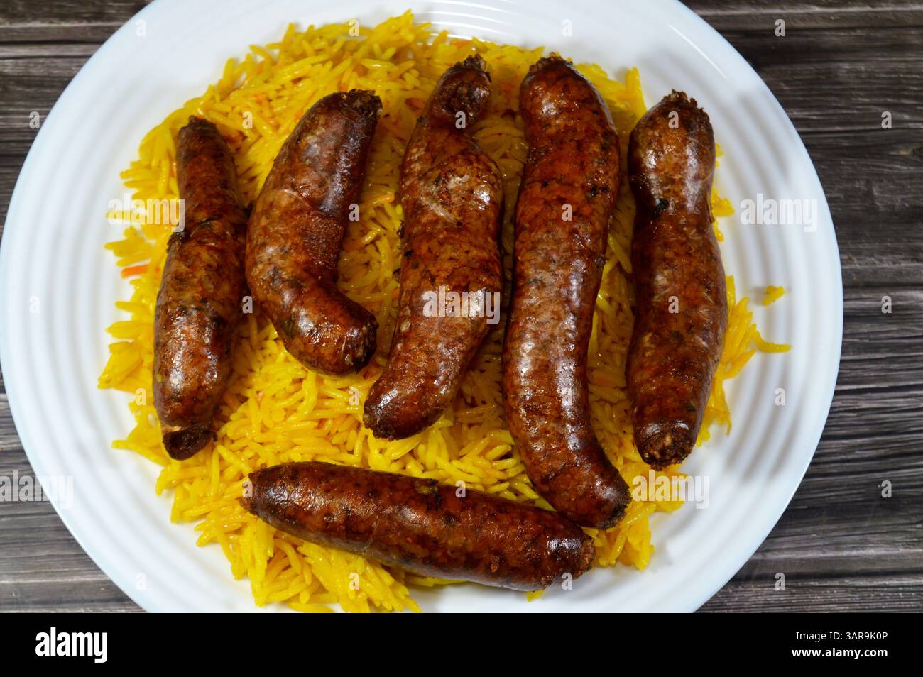 classic Egyptian sausage of deep fried stuffed mumbar which is ...