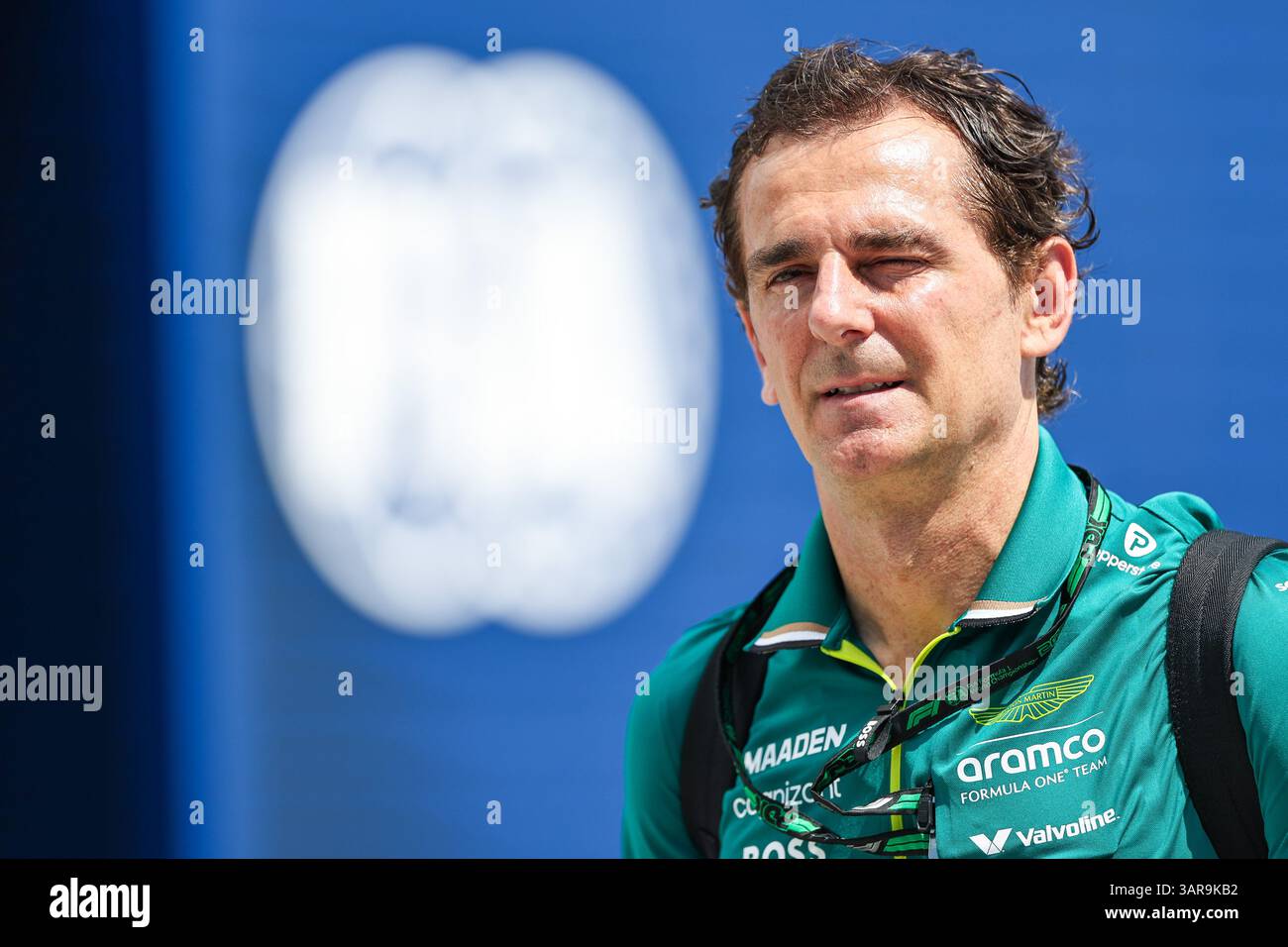 JEDDAH, SAUDI ARABIA - APRIL 17: Pedro de la Rosa of Spain arrives at ...