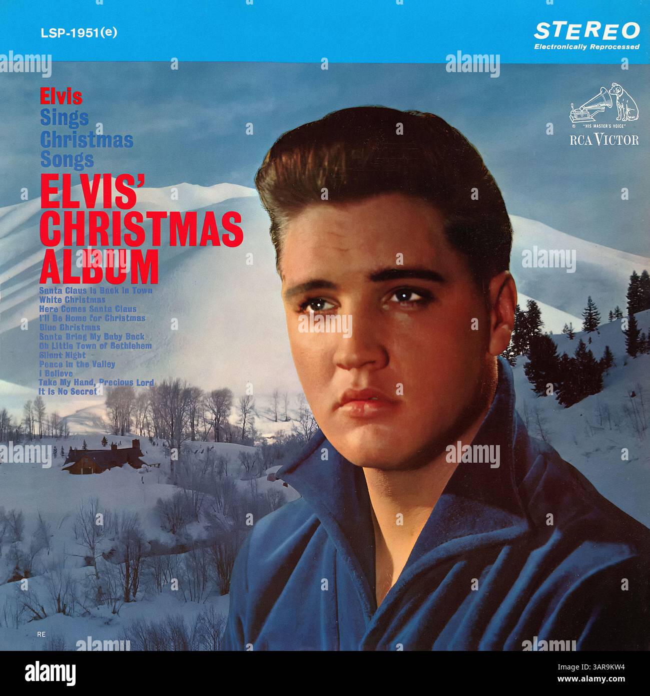 Elvis Presley - Elvis' Christmas Album - Vintage vinyl record cover ...