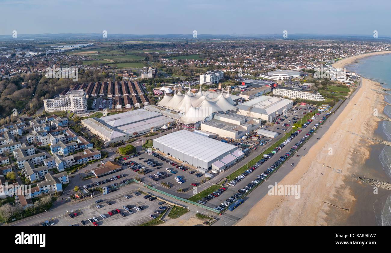 Aerial view of Butlin's Bognor Regis Resort, Bognor Regis, West Sussex ...