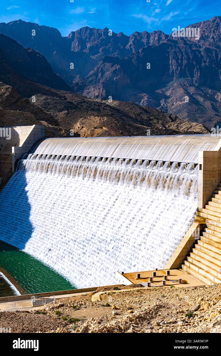 Wadi Dayqah Dam in Ash-Sharqiyyah Region, Oman Stock Photo - Alamy
