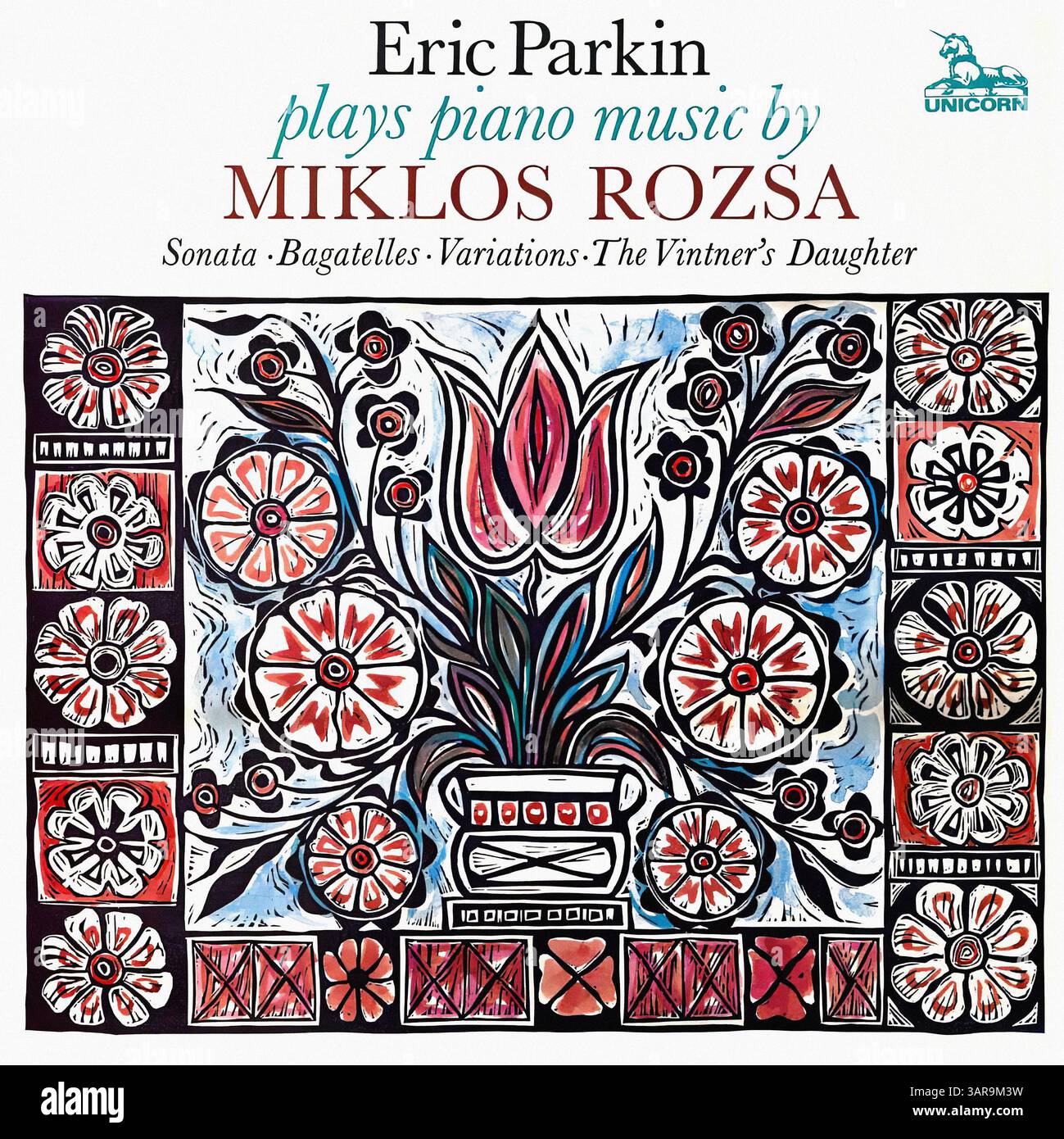 Eric Parkin Plays Piano Music of Miklos Rozsa - Vintage vinyl record ...