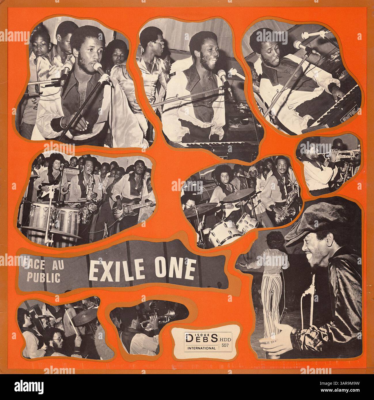 Exile One - Face au public - Vintage vinyl record cover Stock Photo - Alamy