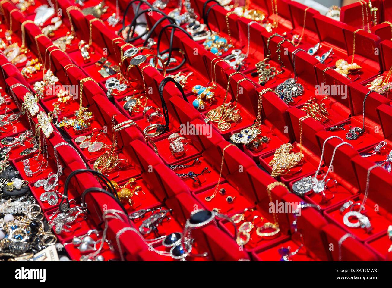 Various jewelry in store hi-res stock photography and images - Alamy
