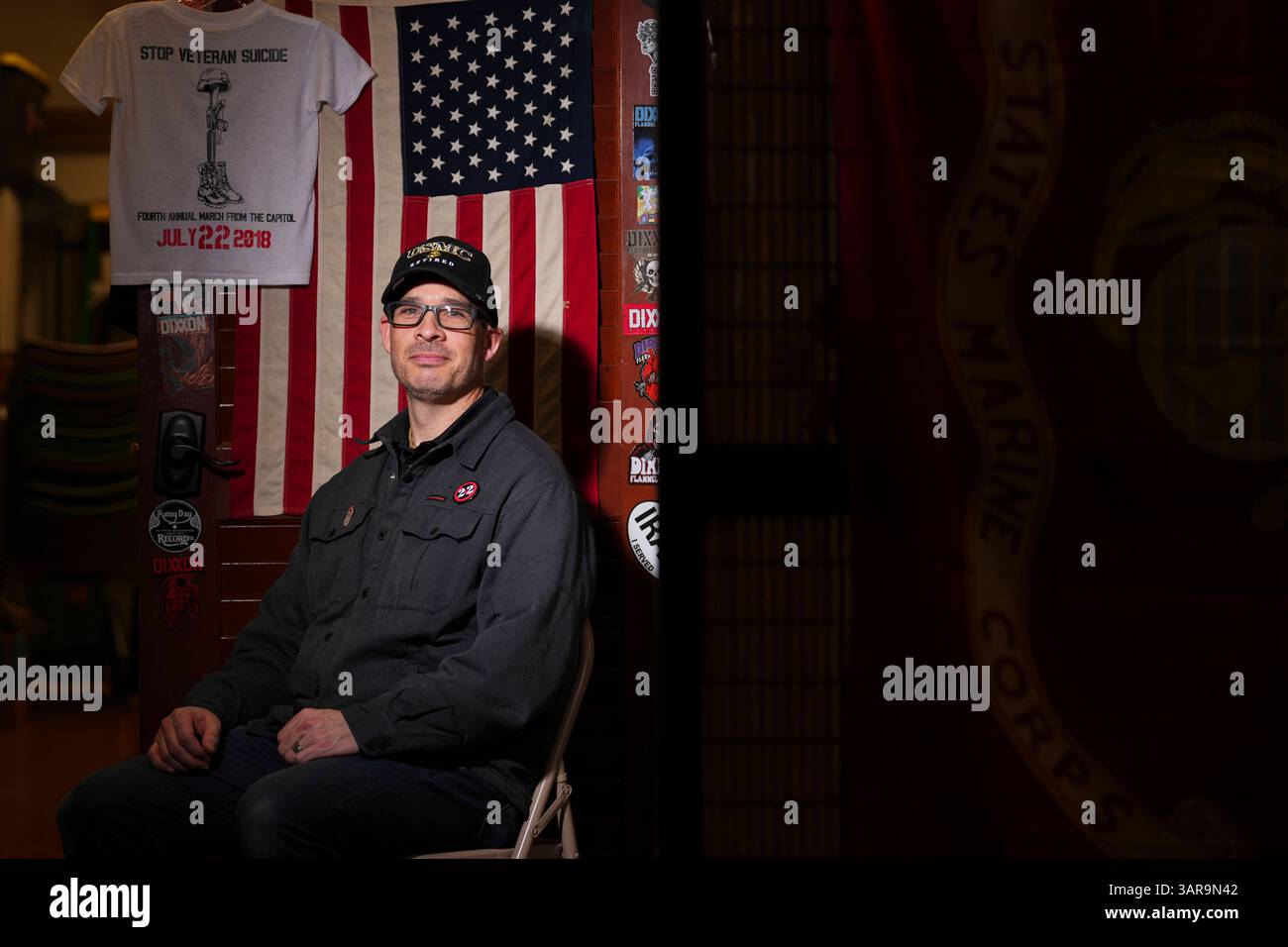 Marine Corps combat veteran Matt Metzger, who grows his own mushrooms ...