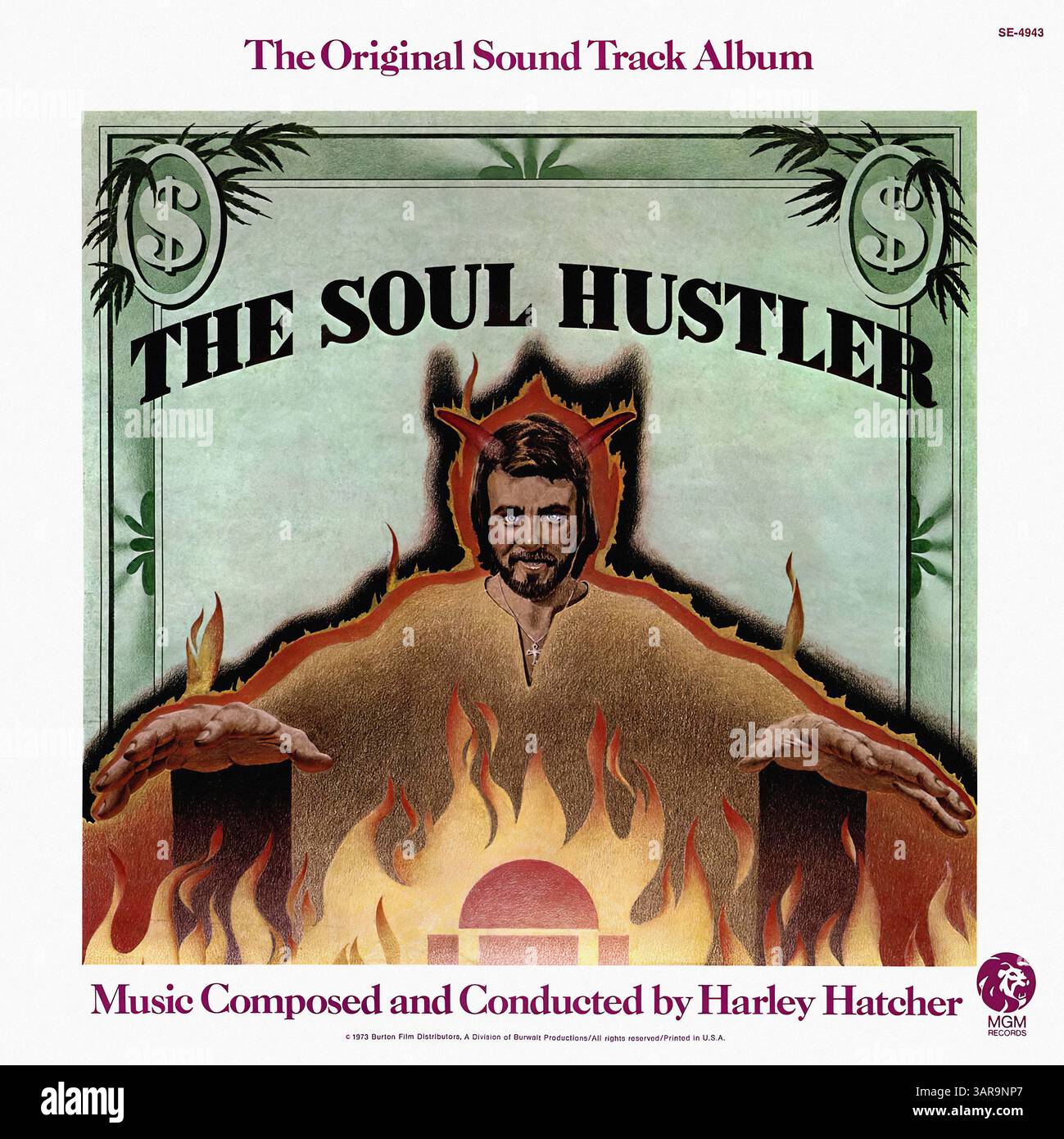 Harley Hatcher - The Soul Hustler - Vintage vinyl record cover Stock ...