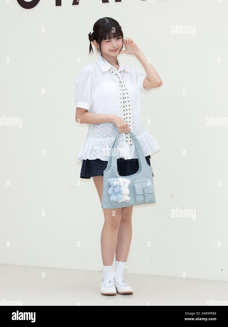 Seoul, South Korea. 17th Apr, 2025. Japanese singer Rei, member of K ...