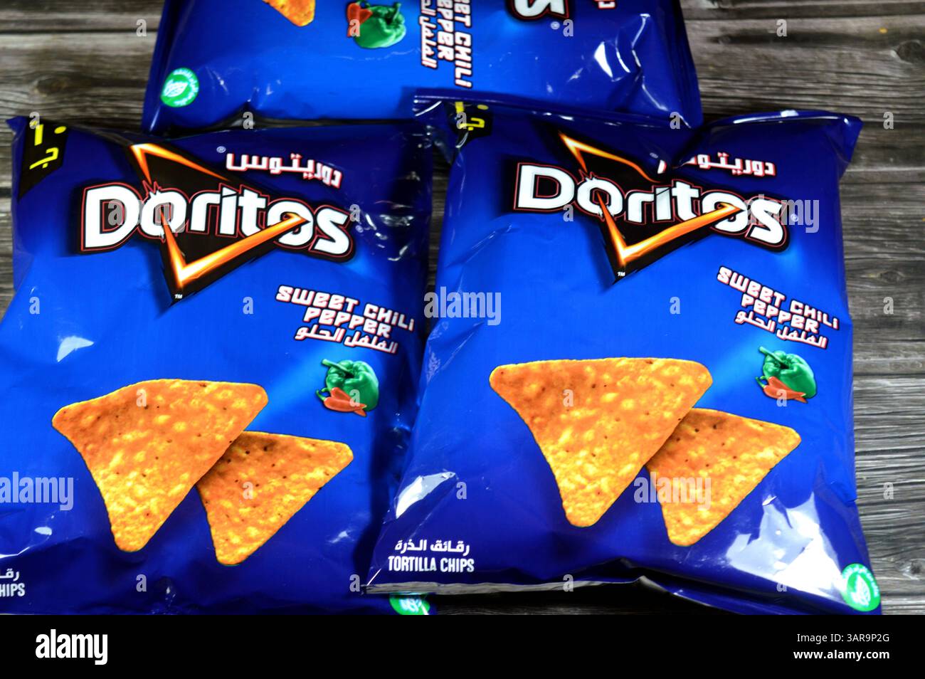 Doritos spicy sweet chili bag hi-res stock photography and images - Alamy