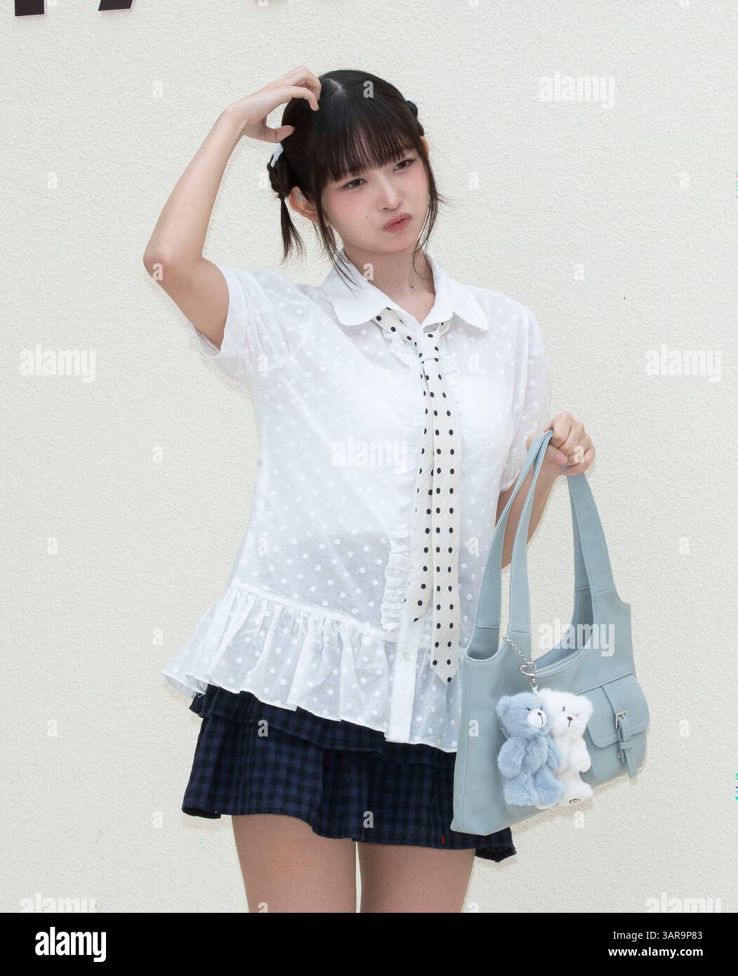 Seoul, South Korea. 17th Apr, 2025. Japanese singer Rei, member of K ...