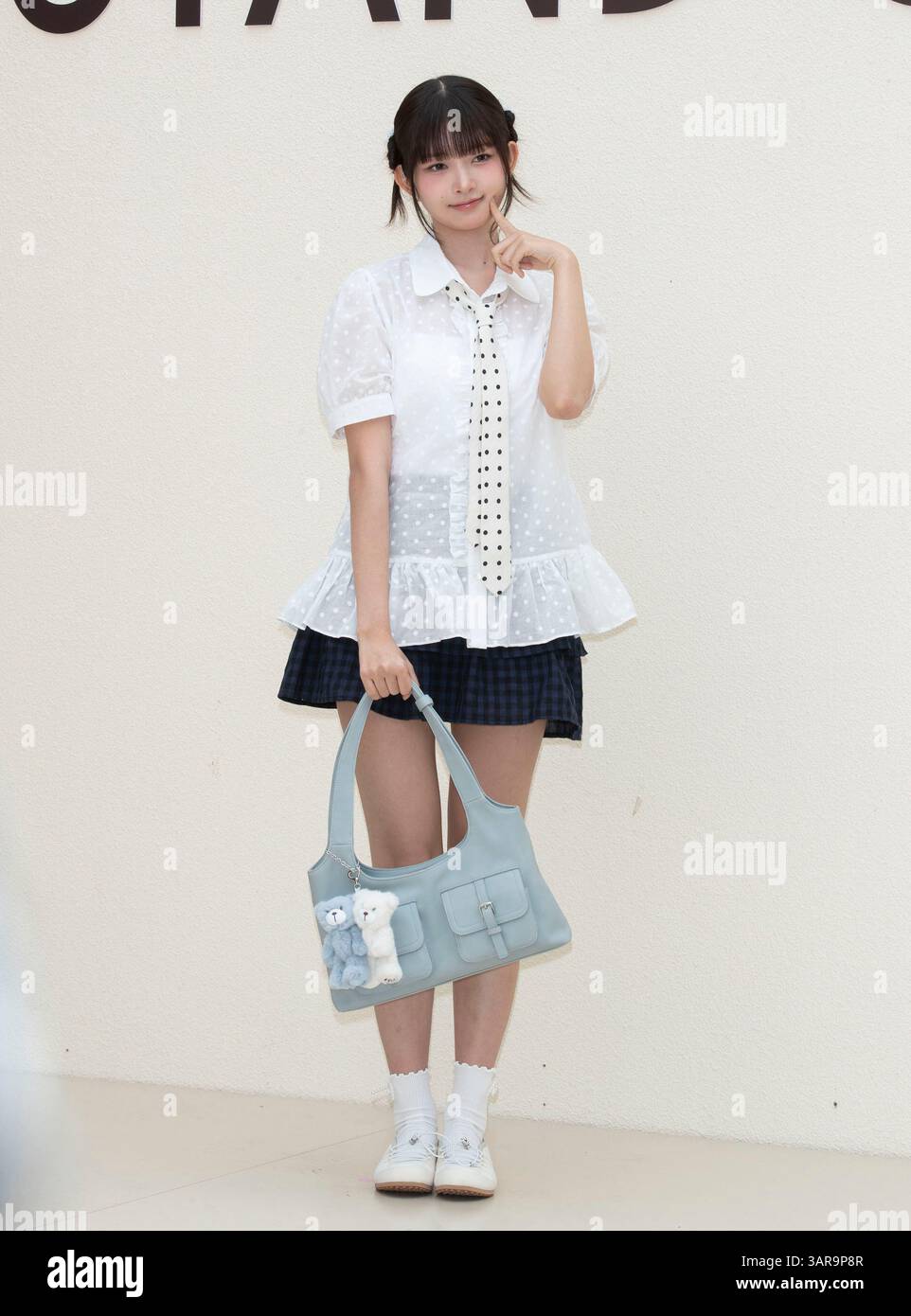 Seoul, South Korea. 17th Apr, 2025. Japanese singer Rei, member of K ...