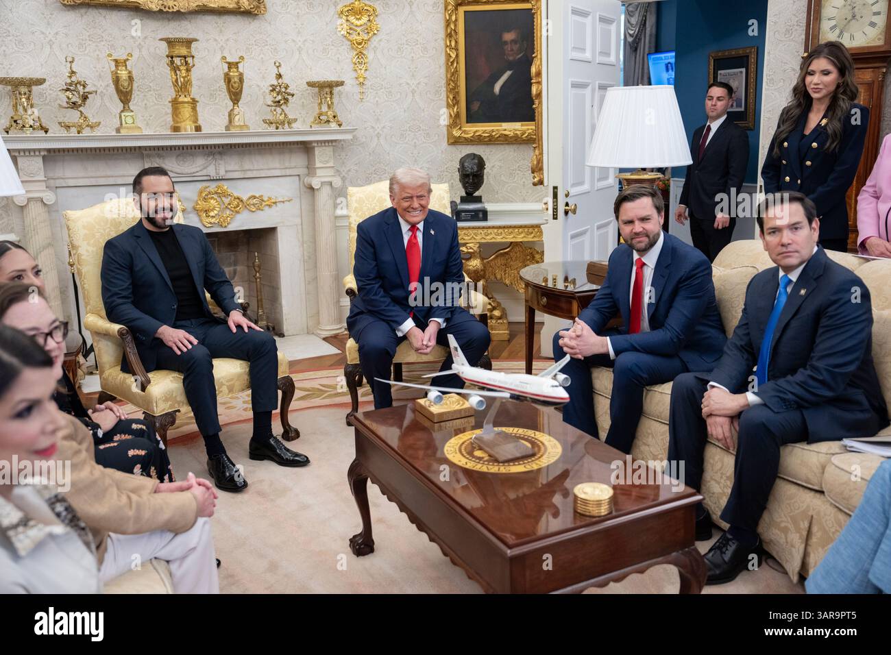 WASHINGTON DC, USA - 14 APRIL 2025 - US President Donald Trump hosts a ...