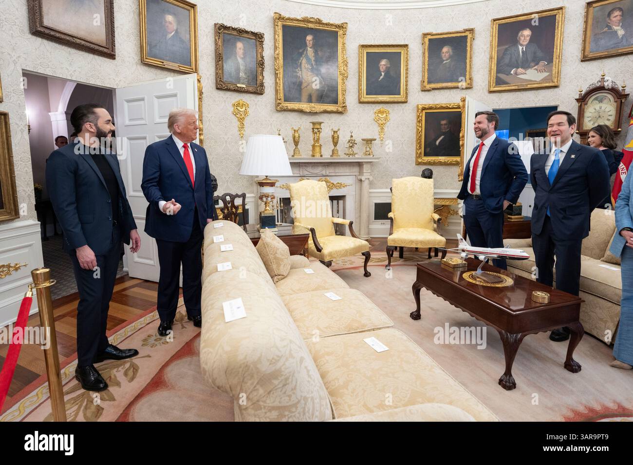 WASHINGTON DC, USA - 14 APRIL 2025 - US President Donald Trump hosts a ...