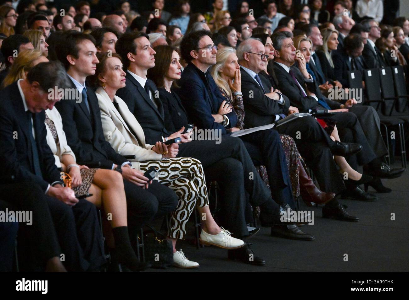 Paris, France. 17th Apr, 2025. CEO of luxury group LVMH Antoine Arnault ...