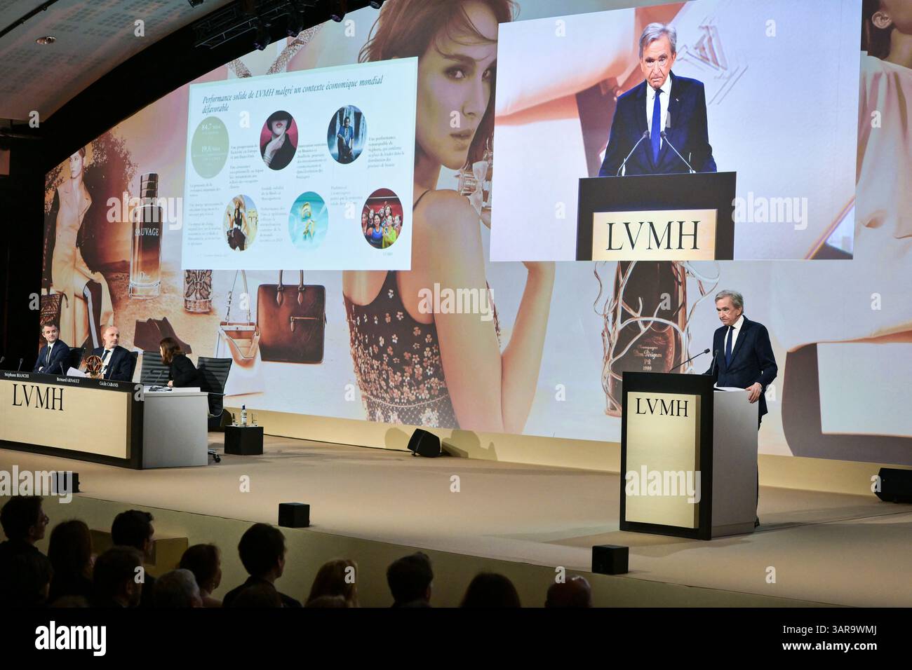 Paris, France. 17th Apr, 2025. World's top luxury group LVMH head ...