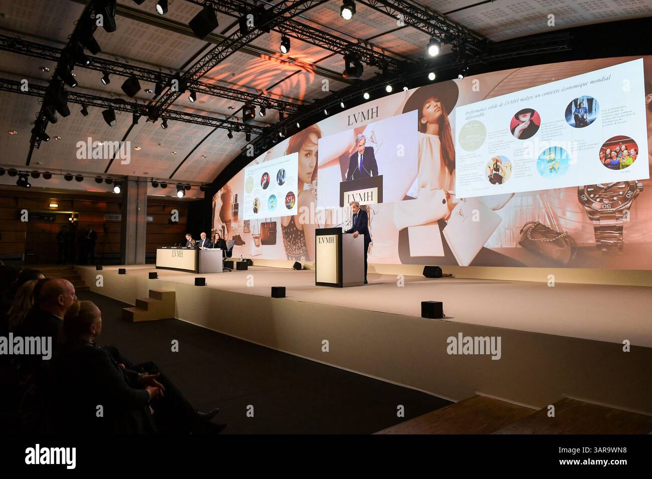 Paris, France. 17th Apr, 2025. World's top luxury group LVMH head ...