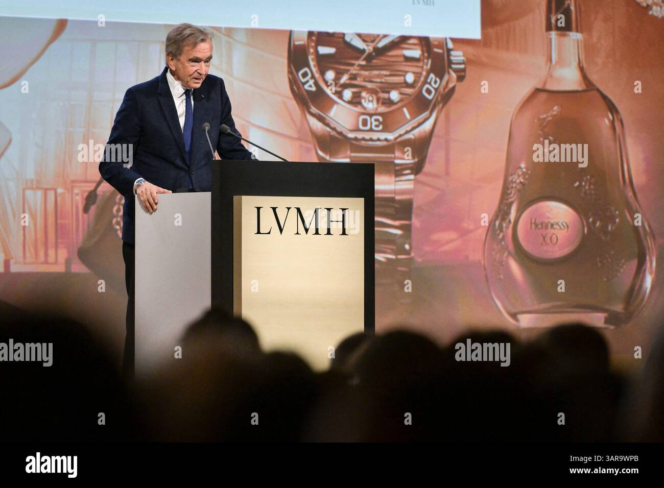 Paris, France. 17th Apr, 2025. World's top luxury group LVMH head ...