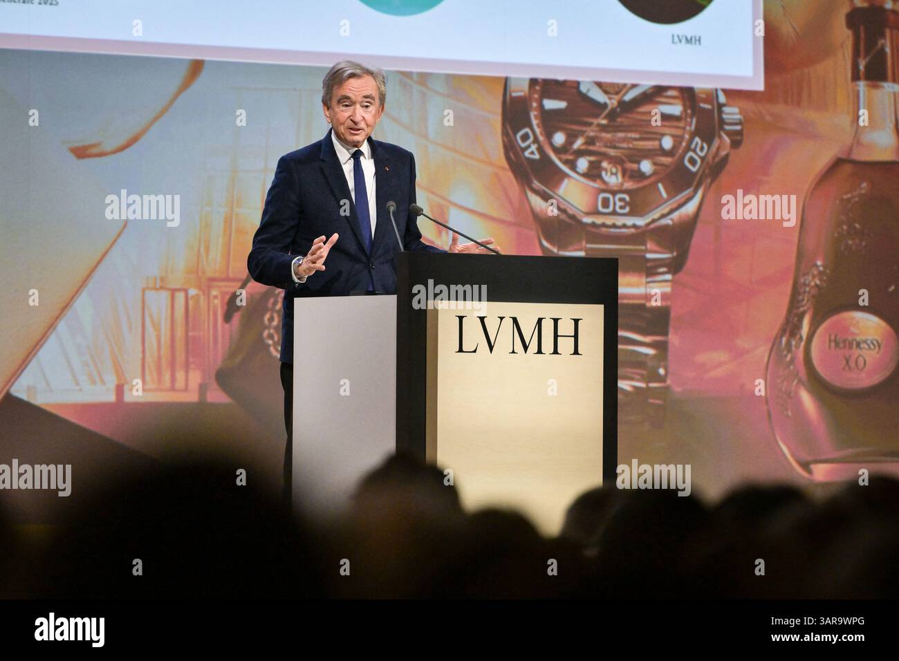 Paris, France. 17th Apr, 2025. World's top luxury group LVMH head ...