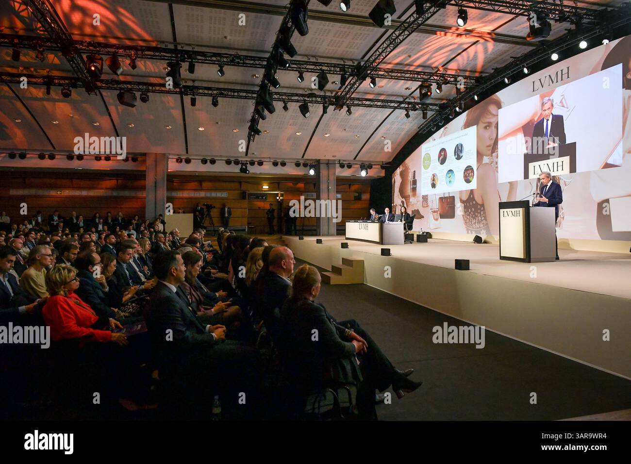 Paris, France. 17th Apr, 2025. World's top luxury group LVMH head ...