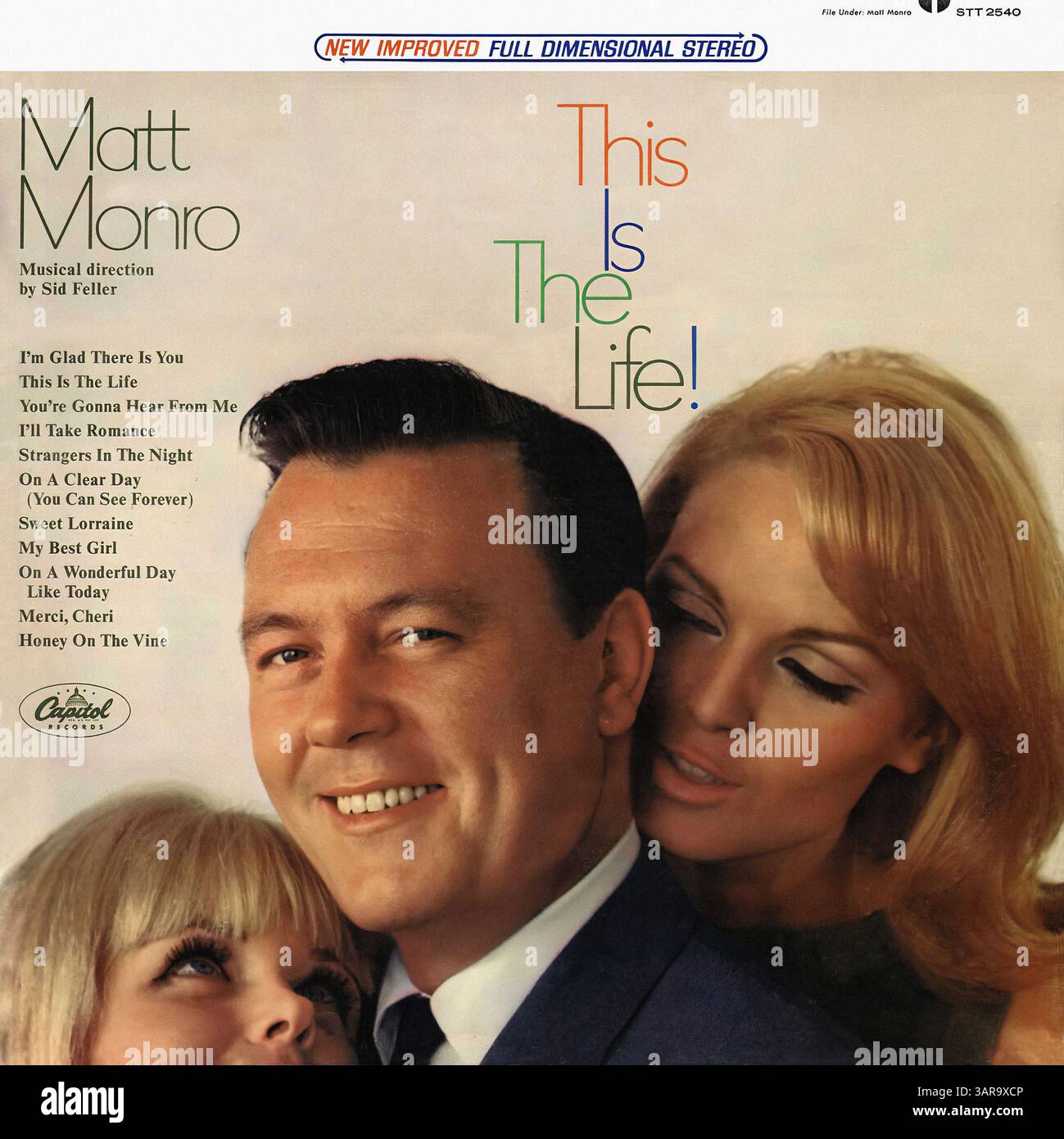 Matt Monro - This is the Life - Vintage vinyl record cover Stock Photo ...