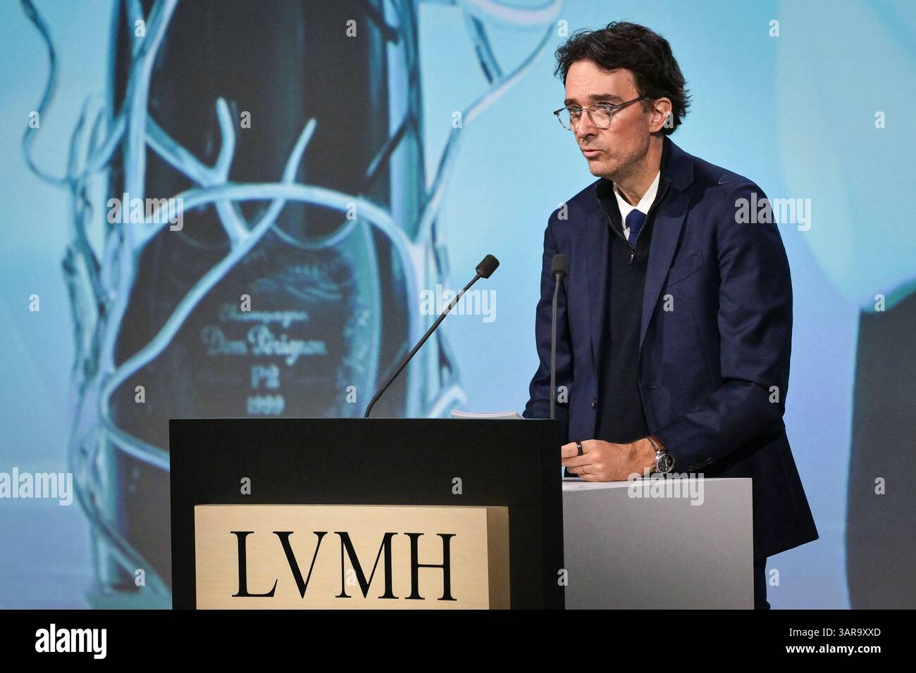 Paris, France. 17th Apr, 2025. CEO of luxury group LVMH Antoine Arnault ...