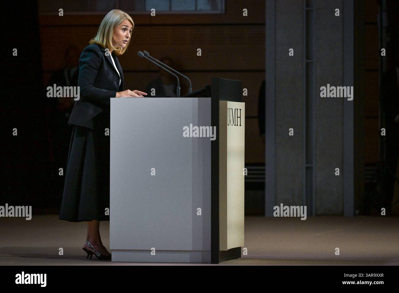 Paris, France. 17th Apr, 2025. Head of human resource at LVMH, Maud ...