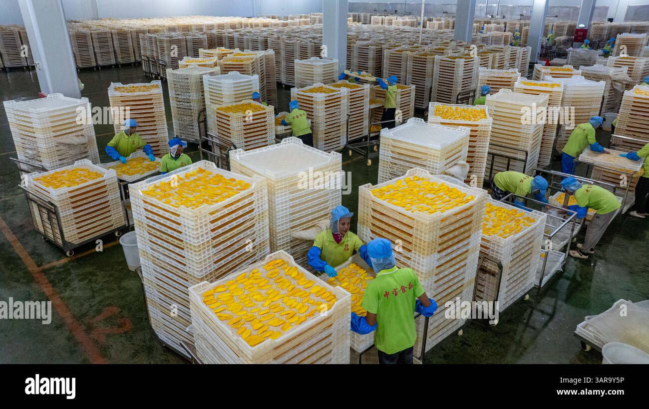 (250417) -- KAMPONG SPEU, April 17, 2025 (Xinhua) -- A drone photo ...