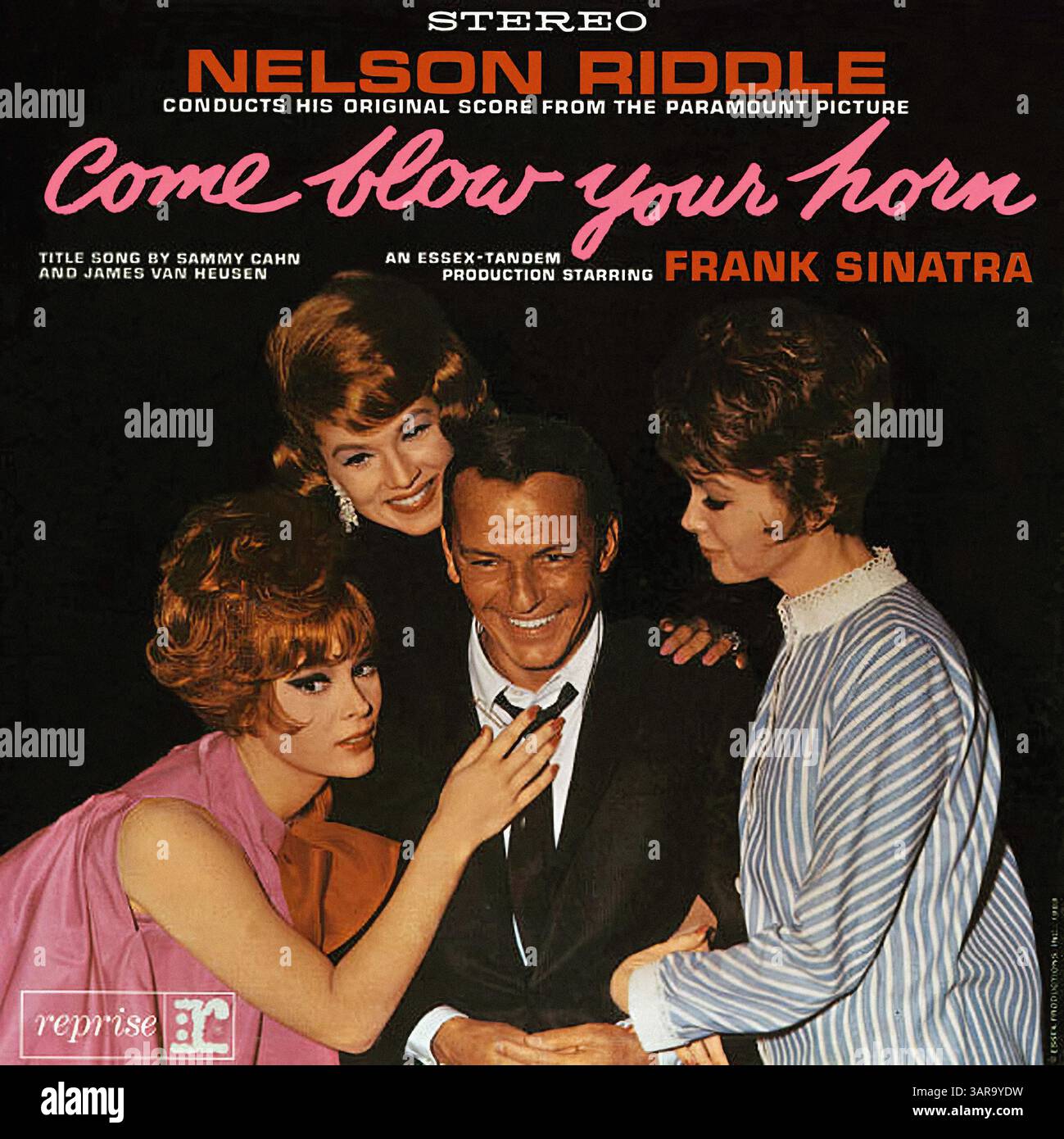 Nelson Riddle - Come Blow Your Horn - Vintage vinyl record cover Stock ...