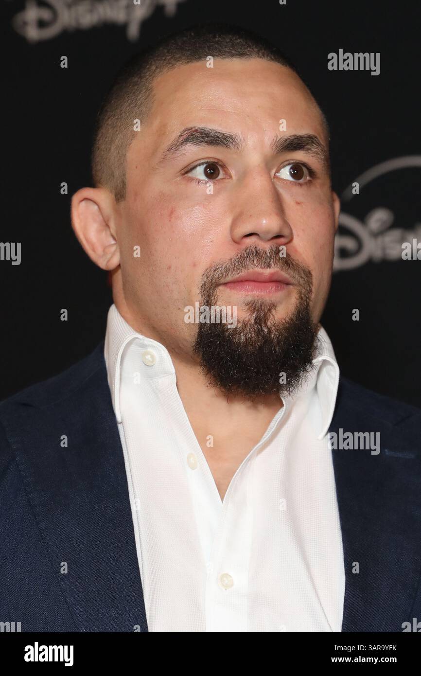 April 17, 2025: ROBERT WHITTAKER attends the ESPN on Disney+ Launch ...