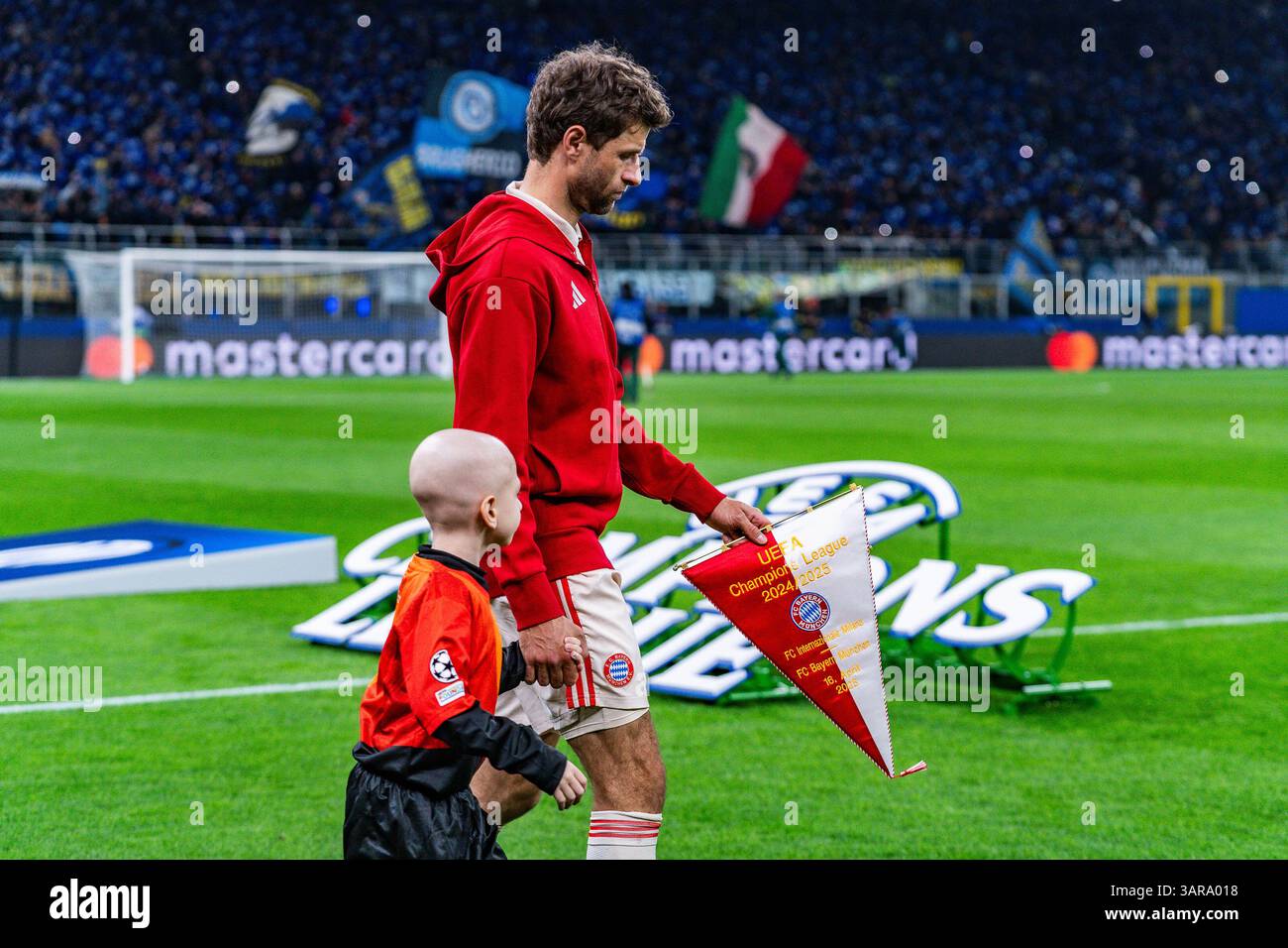 Mailand, Italien. 16th Apr, 2025. 16.04.2025, Inter Mailand vs. FC Bayern München, UEFA ...