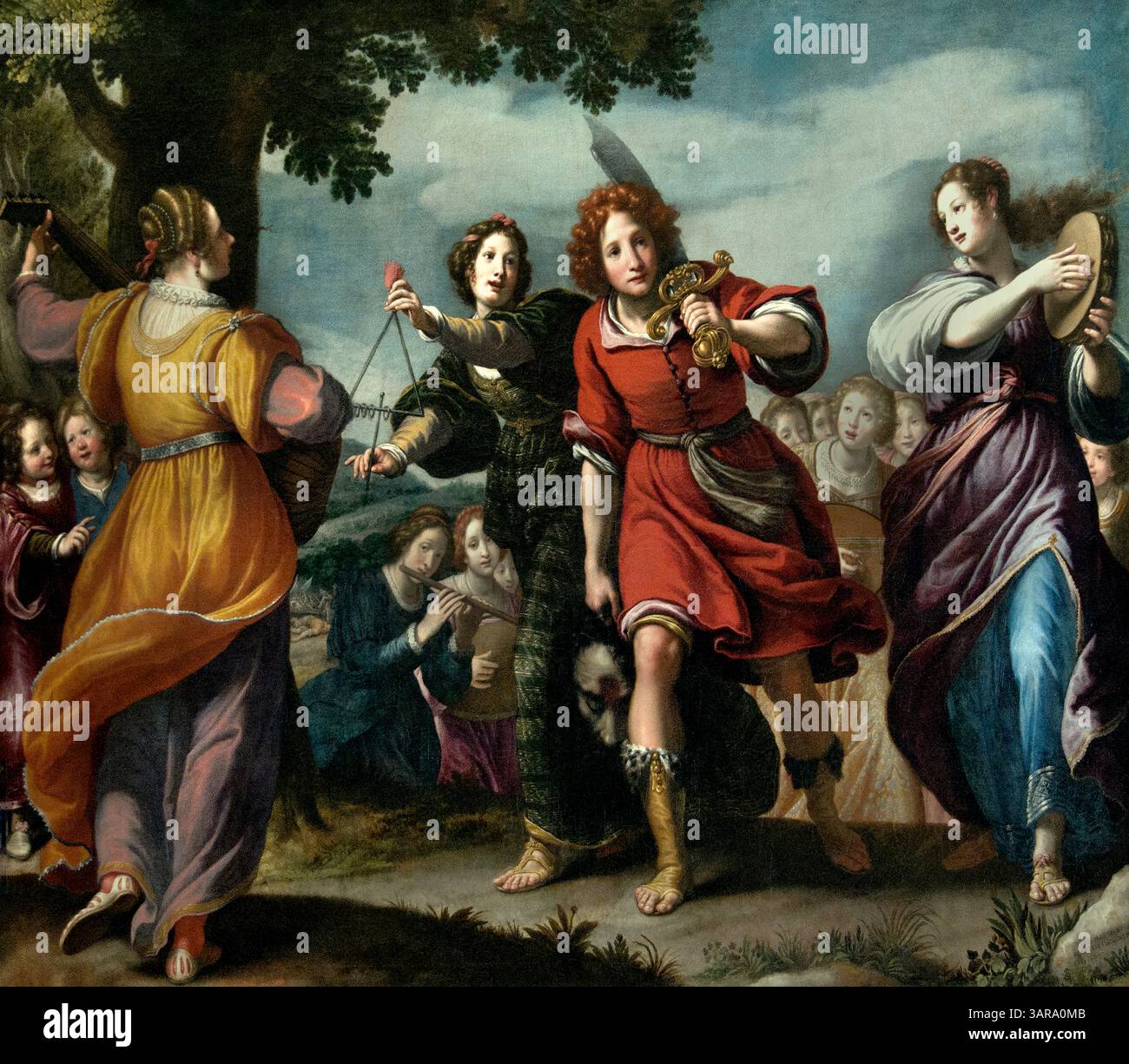 The Triumph of David 1630 by Matteo Rosselli 1578 – 1650 Italian ...