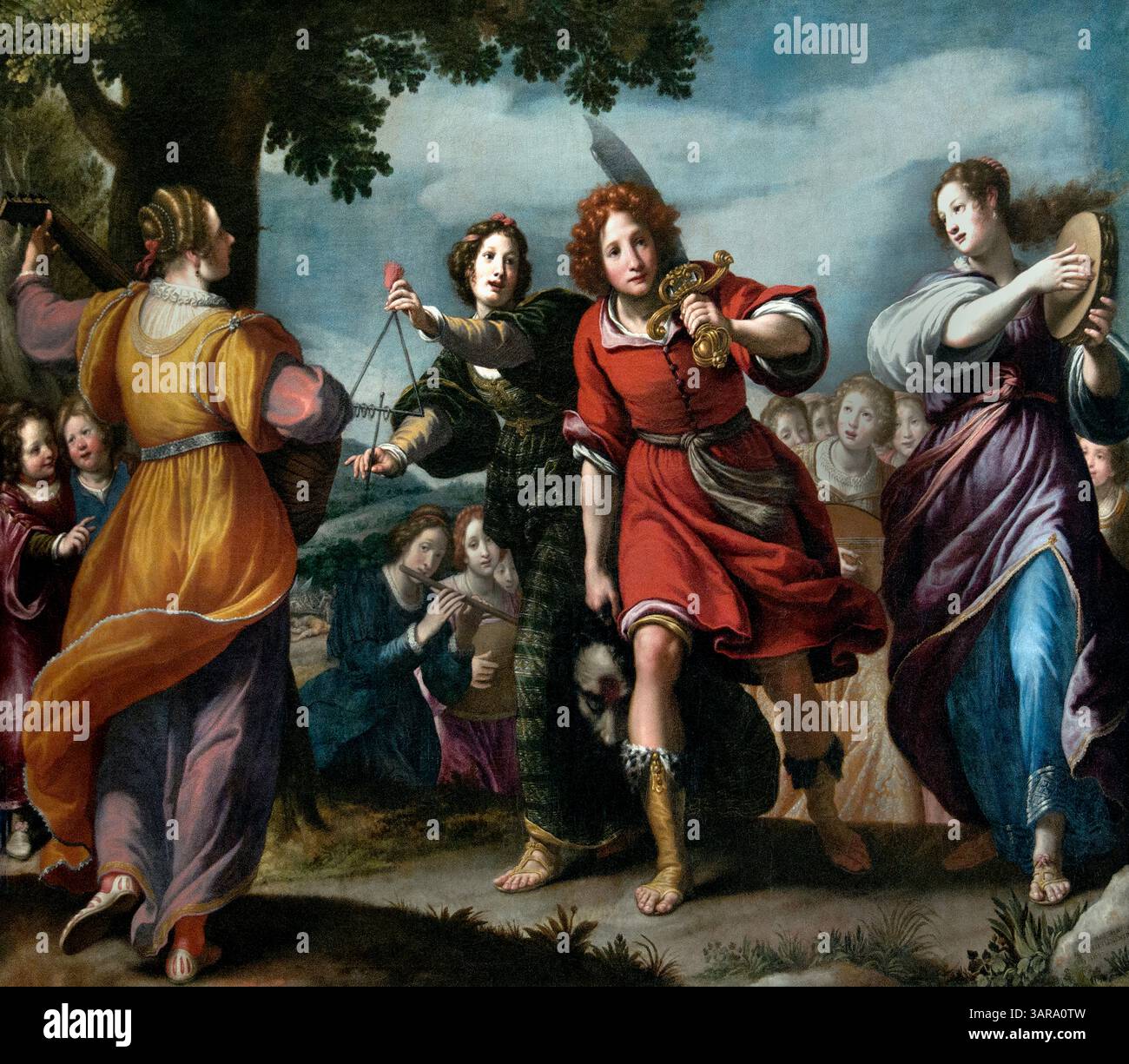 The Triumph of David 1630 by Matteo Rosselli 1578 – 1650 Italian ...