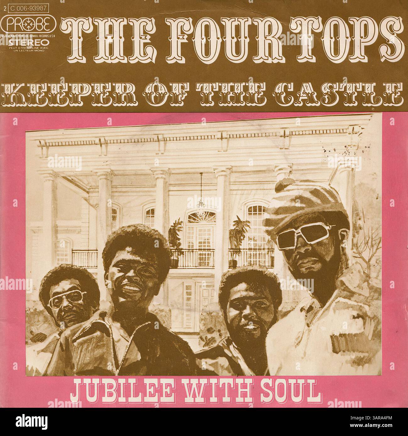The Four Tops - Keeper of the castle Jubilee with soul 45rpm - Vintage vinyl record cover Stock ...
