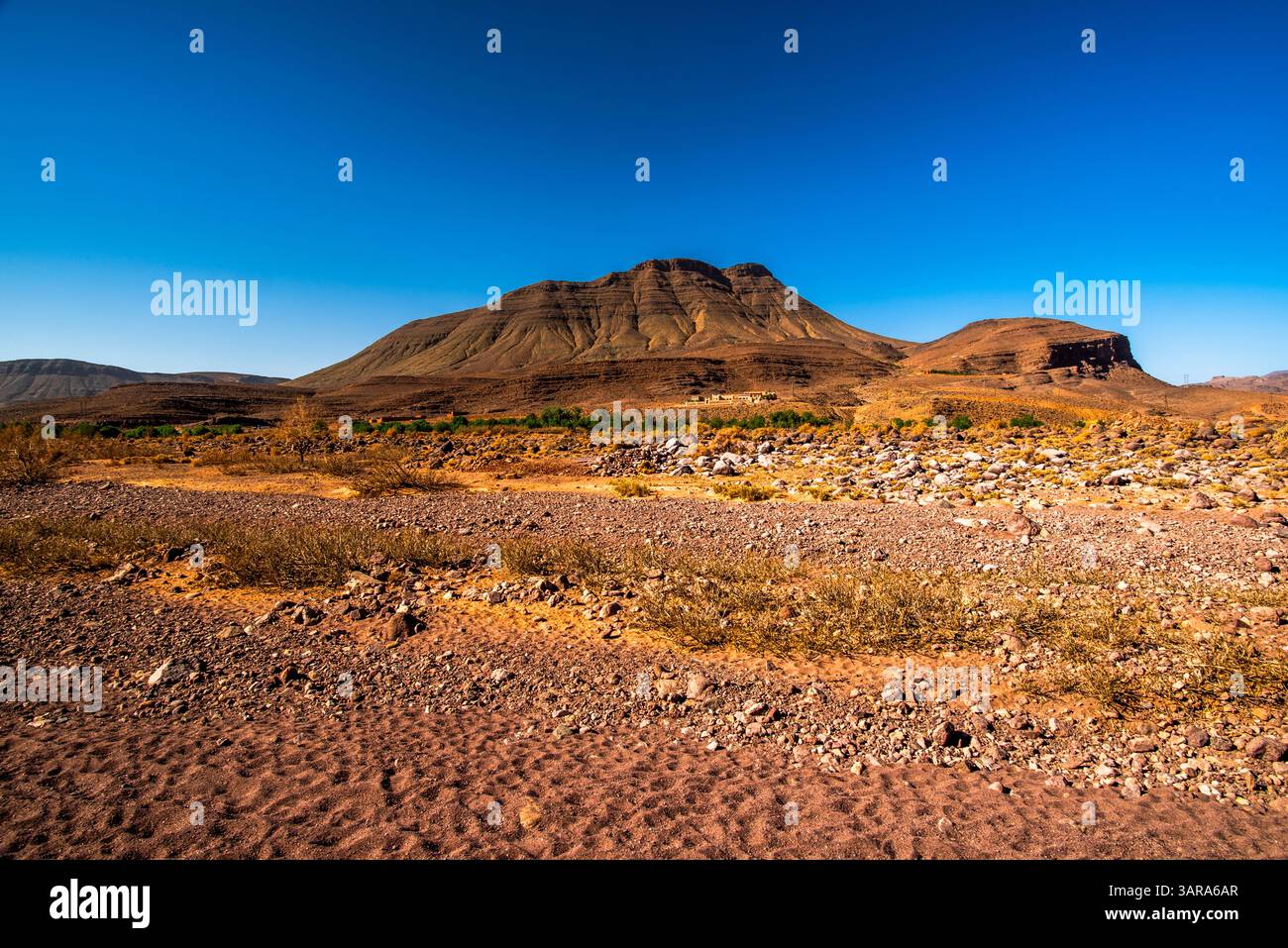 panorama in the valleys of the river Handour trekking destination in ...