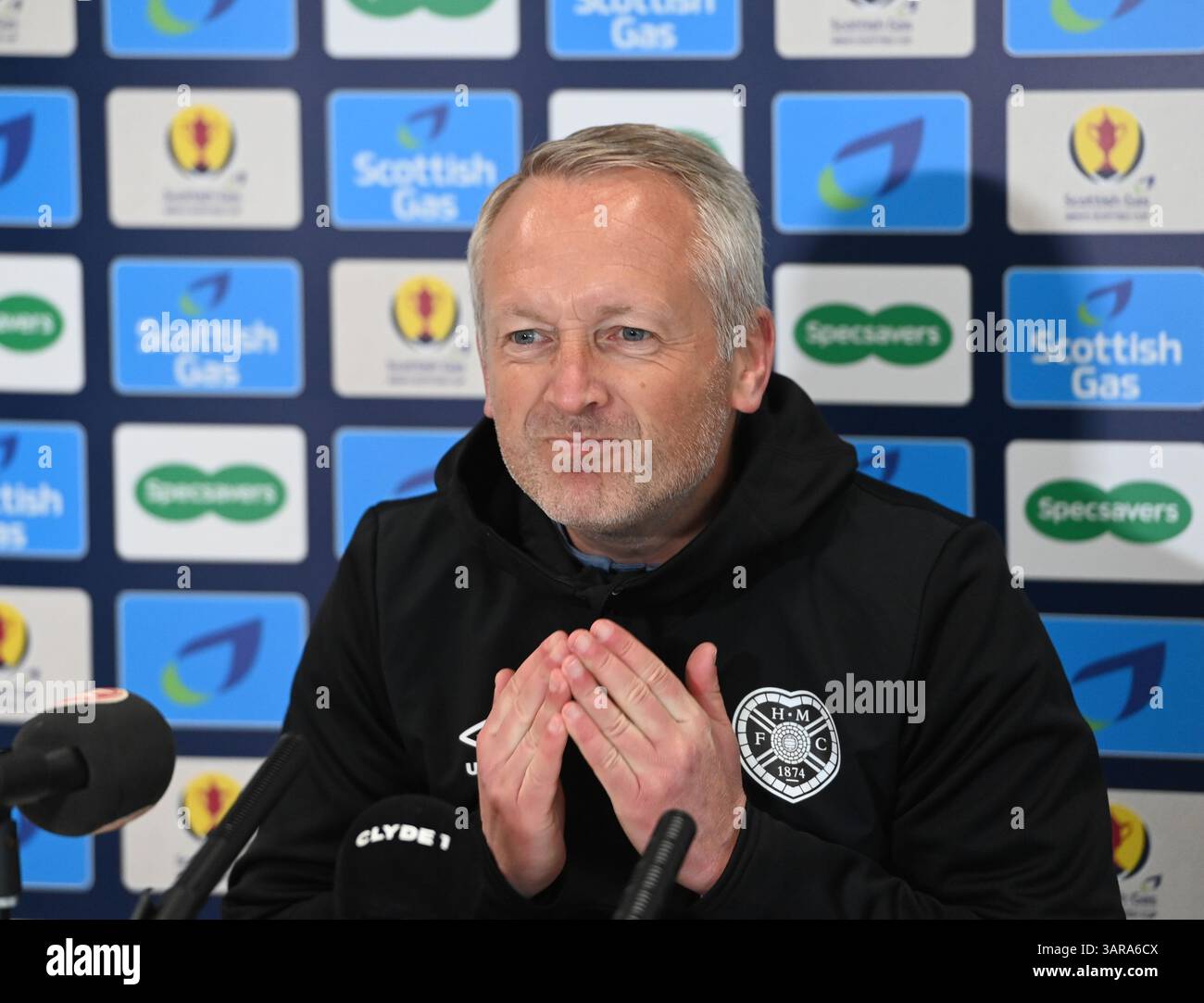 Oriam Sports Centre Edinburgh.Scotland, UK. 17th Apr, 2025. Hearts ...