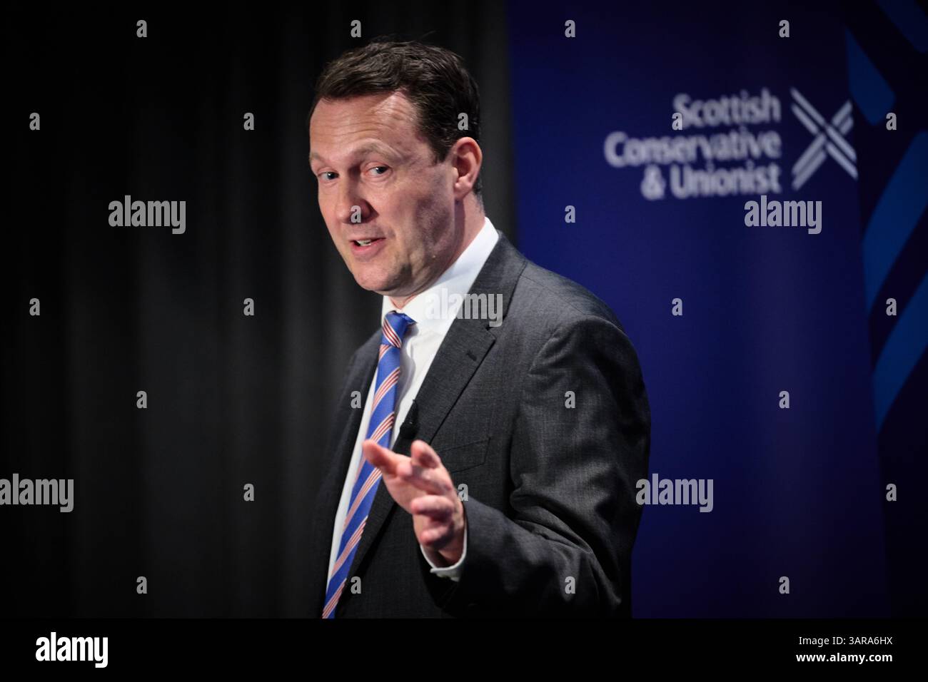 Edinburgh Scotland, UK 17 April 2025. Scottish Conservative leader ...