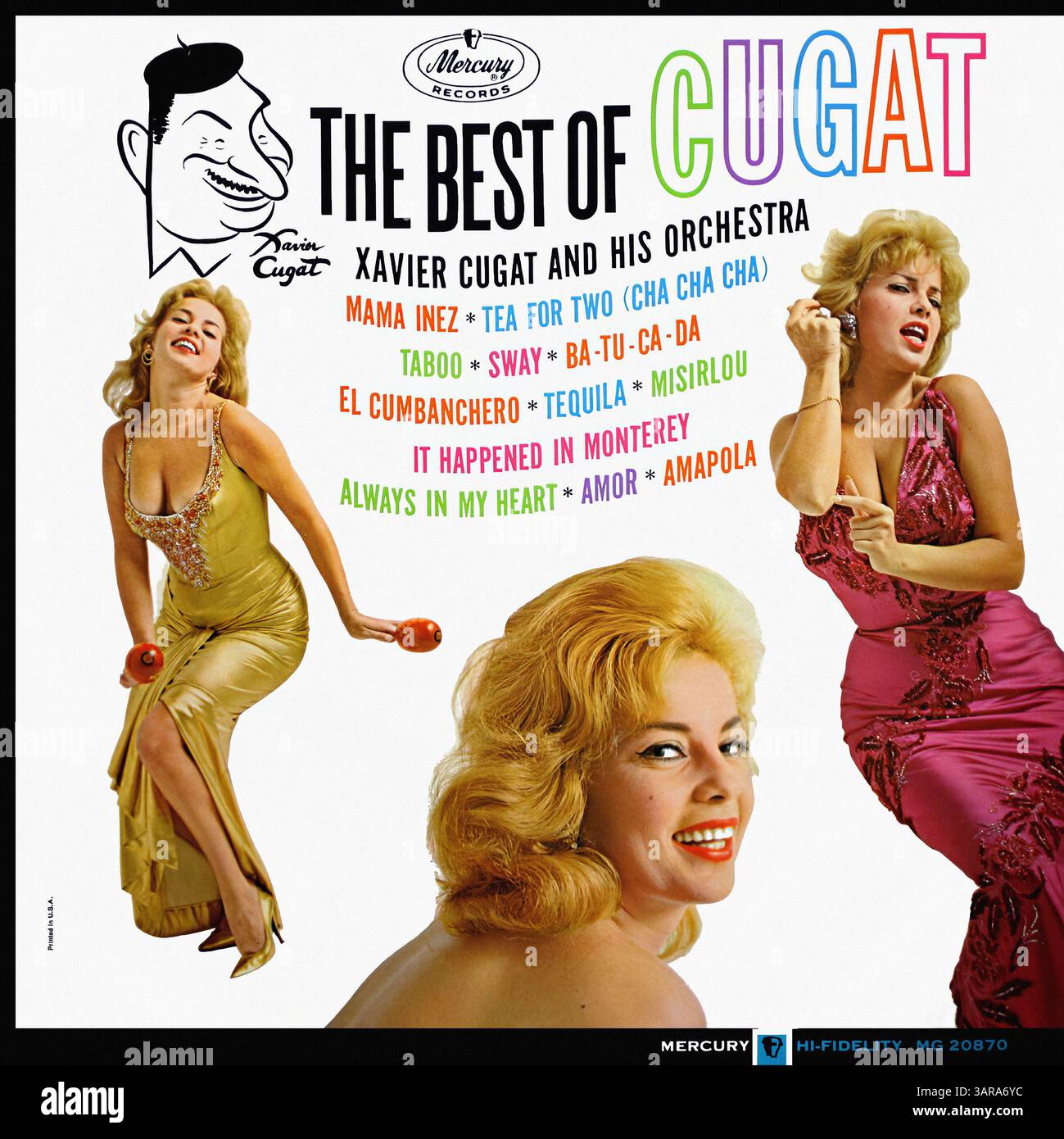 Xavier Cugat - The Best of Cugat - Vintage vinyl record cover Stock ...