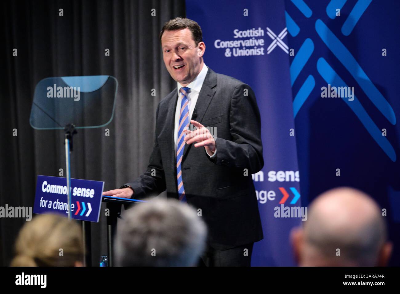Edinburgh Scotland, UK 17 April 2025. Scottish Conservative leader ...