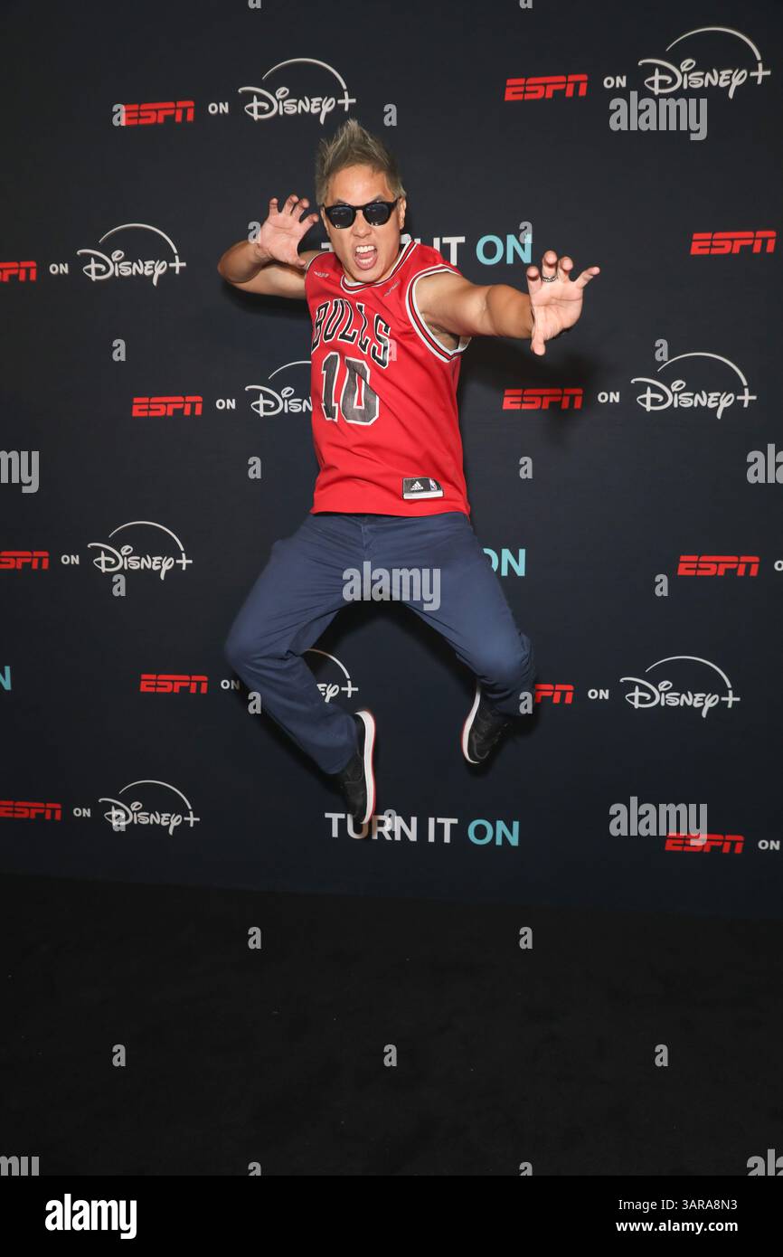 April 17, 2025: ANDY TRIEU attends the ESPN on Disney+ Launch Party at ...