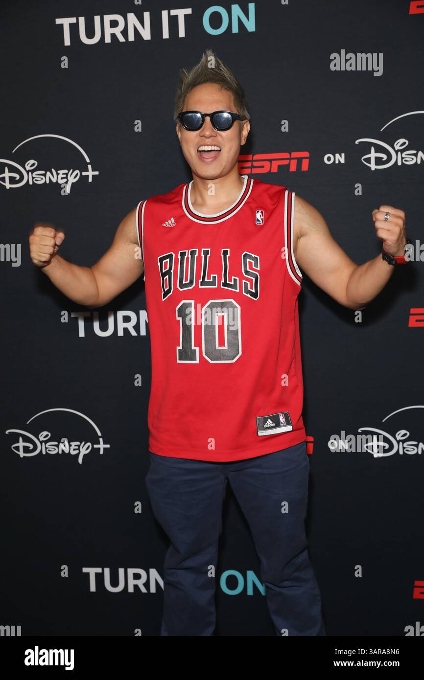 April 17, 2025: ANDY TRIEU attends the ESPN on Disney+ Launch Party at ...