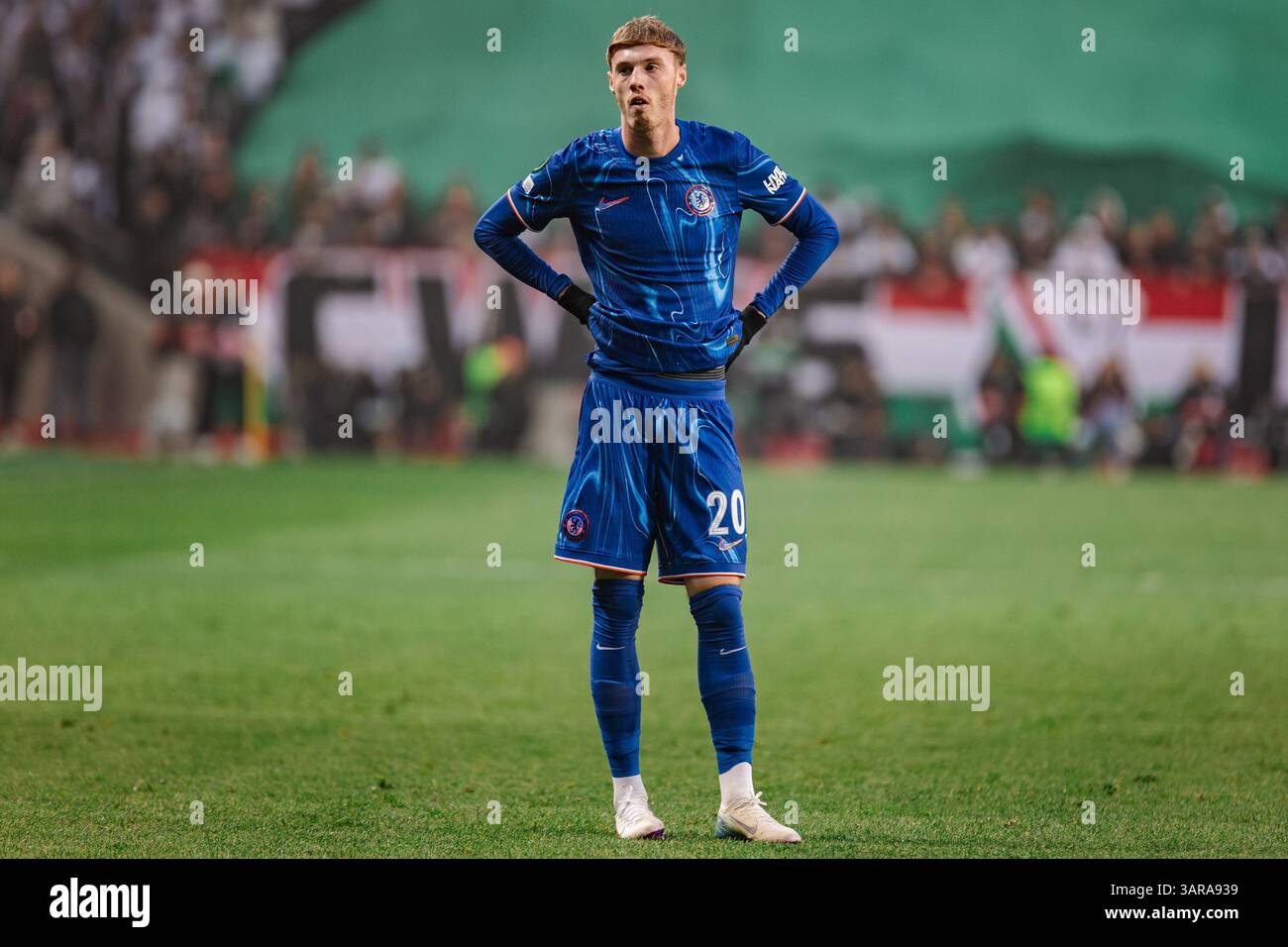 Cole Palmer of Chelsea FC seen during the UEFA Conference League Quarter Final match between ...