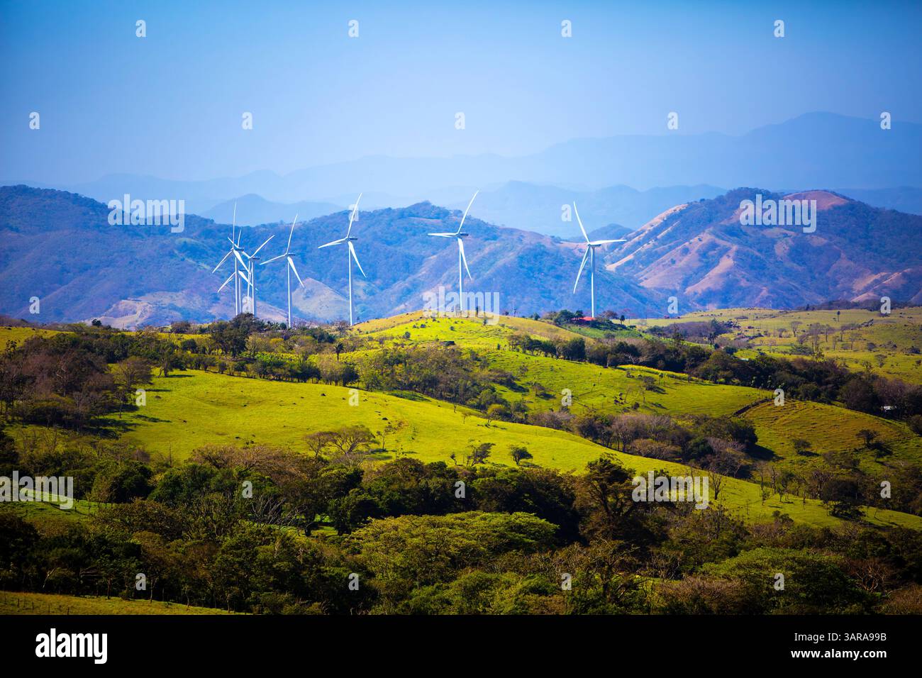 wind turbines, Costa Rica, Central America Stock Photo - Alamy