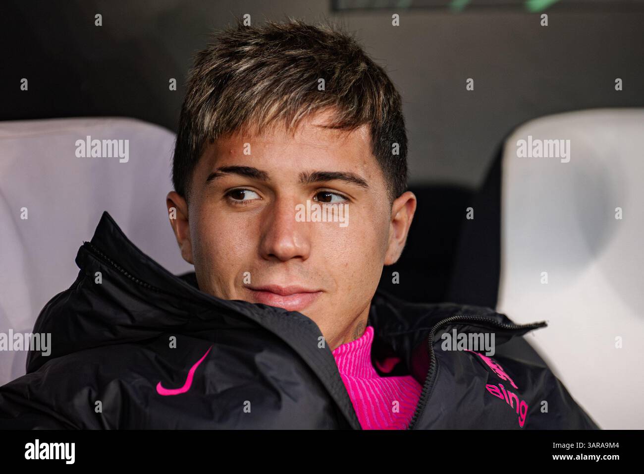 Enzo Fernandez of Chelsea FC seen during the UEFA Conference League ...